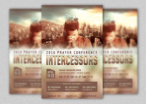 Prayer Conference Flyer Poster Template » Inspiks Market