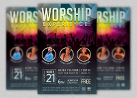 Worship Concert Flyer Template » Inspiks Market