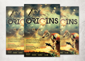 Origins Flyer, Ticket and CD Template » Inspiks Market