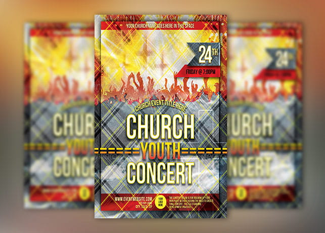Church Group Concert Flyer Template | Inspiks Market