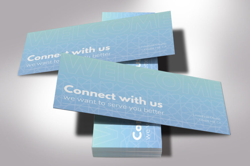 Crystal Blue Connect Card Template » Inspiks Market