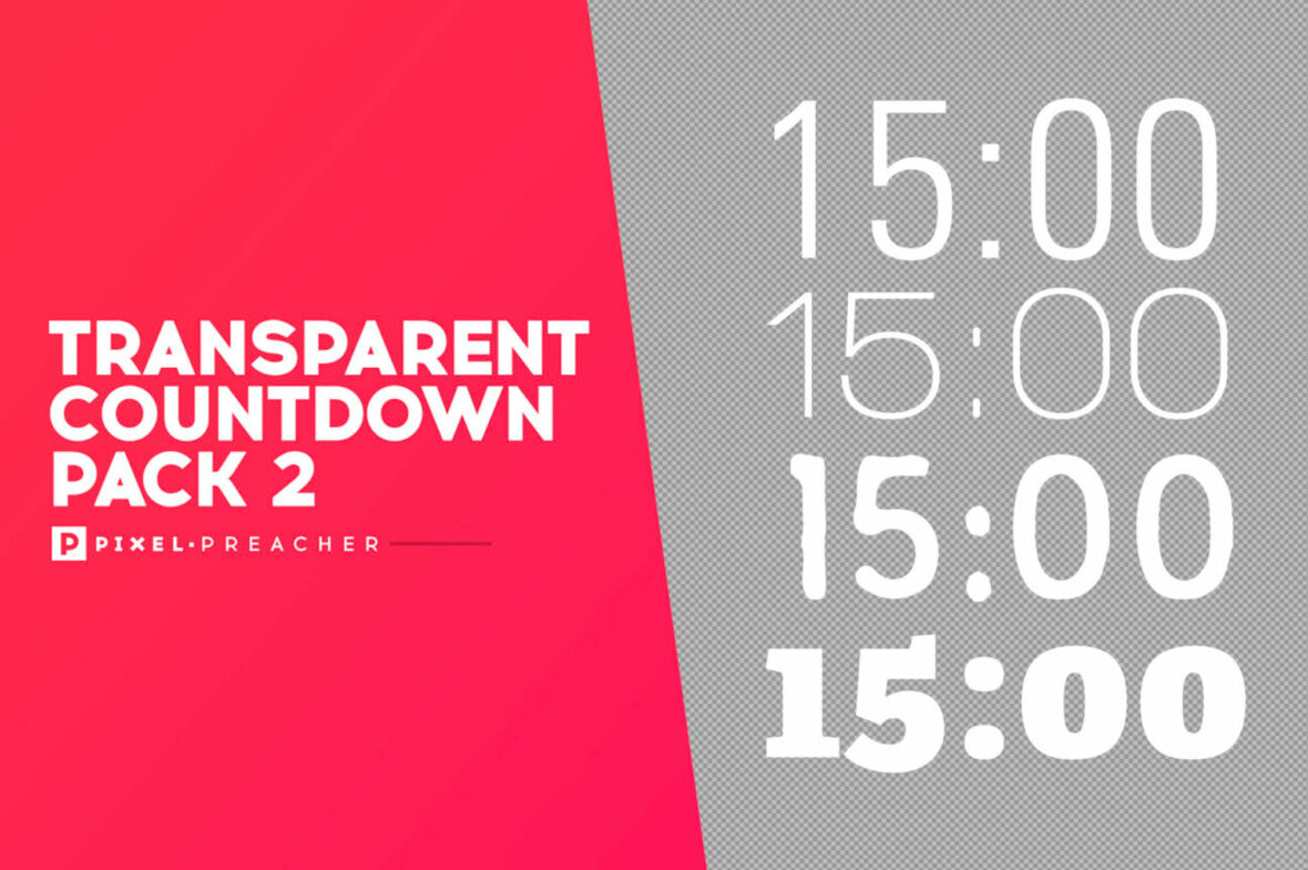Transparent Countdown Pack 2 » Inspiks Market