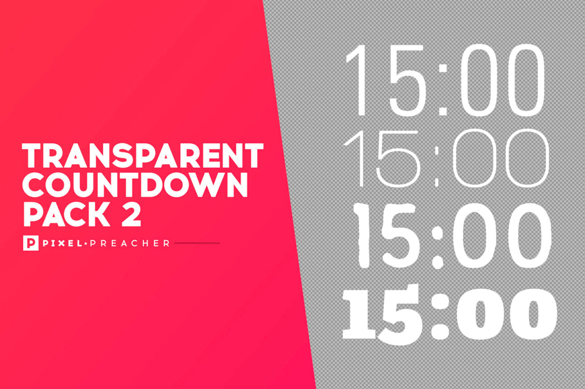 Transparent Countdown Pack 2 » Inspiks Market